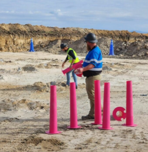 Blasting Solutions for Mining Safety Procedures with Flashing Safety Cones