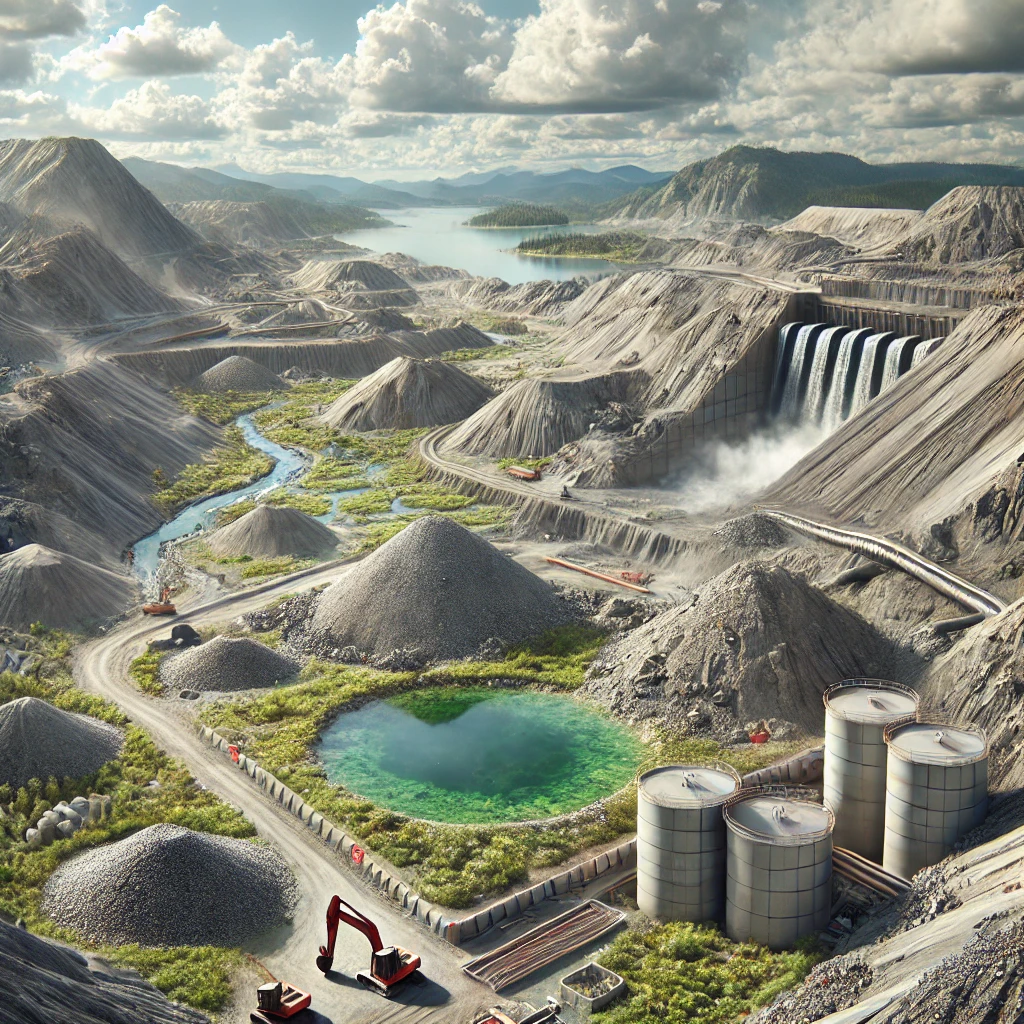 What happens to waste rock and tailings after mining? - Mining Doc